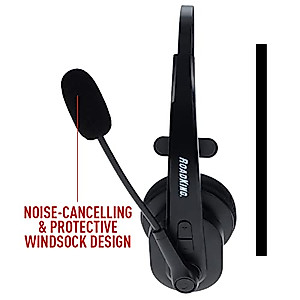 RoadKing RKING2000 Noise Cancelling Truck Driver Bluetooth Headset Wireless Headphones w/Mic