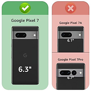 XcaseBar for Google Pixel 7 Wallet case with Zipper 【RFID Blocking】 Credit Card Holder, Flip Folio Book PU Leather Phone case Shockproof Cover Women Men for Pixel7 case Red