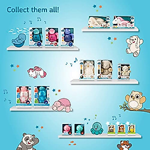 Cloud b Travel Comforting Nightlight Projector | Gentle Brightness | 3 Colors | Auto-Shutoff | Octo Baby Blue