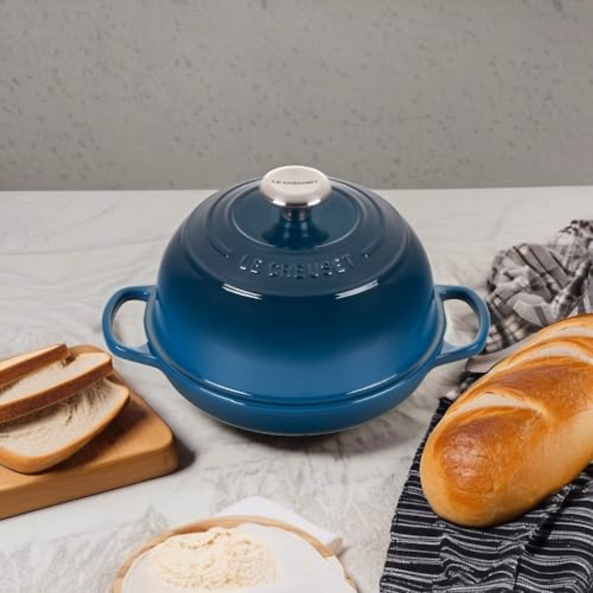 Le Creuset Enameled Cast Iron Bread Oven, Deep Teal