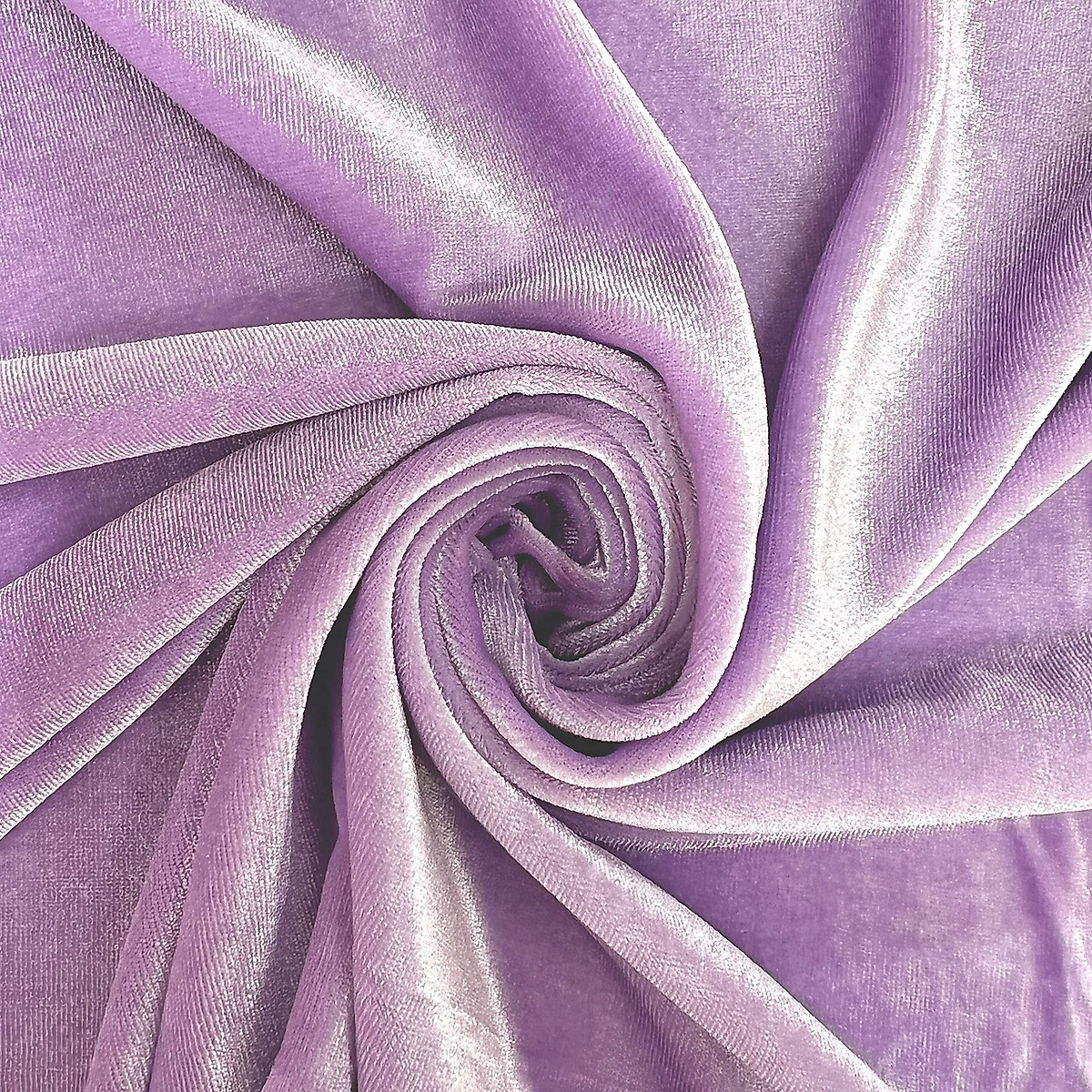 New Fabrics Daily Princess Light Lavender Polyester Spandex Stretch Velvet Fabric by The Yard for Tops, Dresses, Skirts, Dance Wear, Costumes, Crafts - 10001, Purple, Qtr Yard (58x9'')