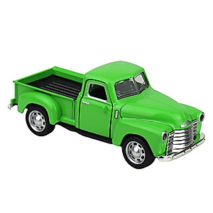 NUOBESTY Retro Old Pickup Toys Vintage Truck Model Vintage Truck Figurine Alloy Car Vehicle Model Toy Toys for Table Centerpiece Christmas Decoration New Year Birthday Present