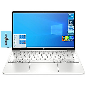 HP Envy 13.3" FHD IPS Laptop (Intel i5-1135G7 4-Core, 8GB RAM, 256GB PCIe SSD, Intel Iris Xe, 1920x1080, Backlit KB, Fingerprint, WiFi 6, Bluetooth 5.0, HD Webcam, USB 3.1, Win 11 Home) with Hub