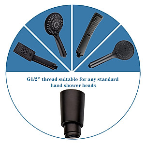 BRIGHT SHOWERS Shower Hose For Hand Held Shower Heads, 69 Inches Cord Extra Long Stainless Steel Hand Shower Hose, Ultra-Flexible Replacement Part with Brass Insert, Oil Rubbed Bronze