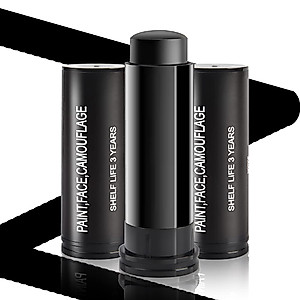 Yeweian 3PCS Eye Black Stick for Sports, Eye Black Football Baseball Softball Lacrosse Accessories,Eye black Sports Gifts for Kids and Athletes,Halloween Cosplay Parties Game Face Painting Stick