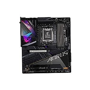 GIGABYTE X670E AORUS Xtreme (AM5/ LGA 1718/ AMD/ X670E/ EATX/ 5 Year Warranty/ DDR5/ Quad M.2/ PCIe 5.0/ USB 3.2 Gen2X2 Type-C/Intel WiFi 6E/ AQUANTIA 10GbE LAN/Q-Flash Plus/Motherboard)