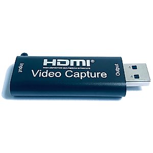 4K HDMI Video Capture Card,4K HDMI USB Capture Card for DSLR Camcorder PS4 TV Box DVD Video Recorder Laptop Live Streaming and Recording