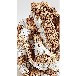 Loeffler Randall Women's Willa Mini Cinch Clutch, NATURAL & CREAM, Tan, One Size