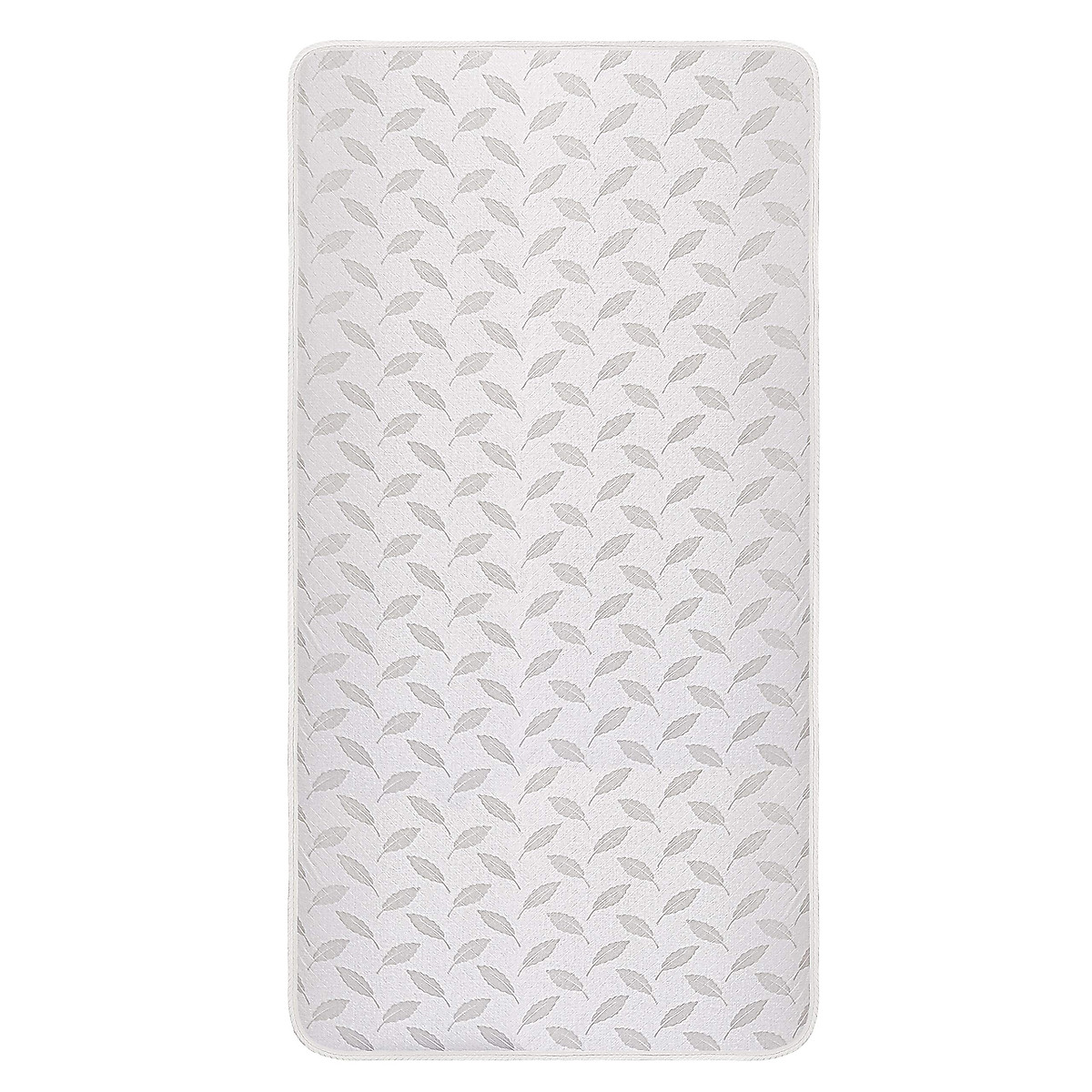 Dream On Me 2-in-1 Breathable 132 Premium Coil Inner Spring Standard Crib and Toddler Mattress, White, 51.5 x 27.5, 17 lb