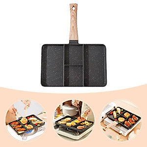 CALLARON Ergonomic Multi Function Nonstick Chicken Pan Breakfast Frying Pan Steak Compatible Gas Induction Cookware