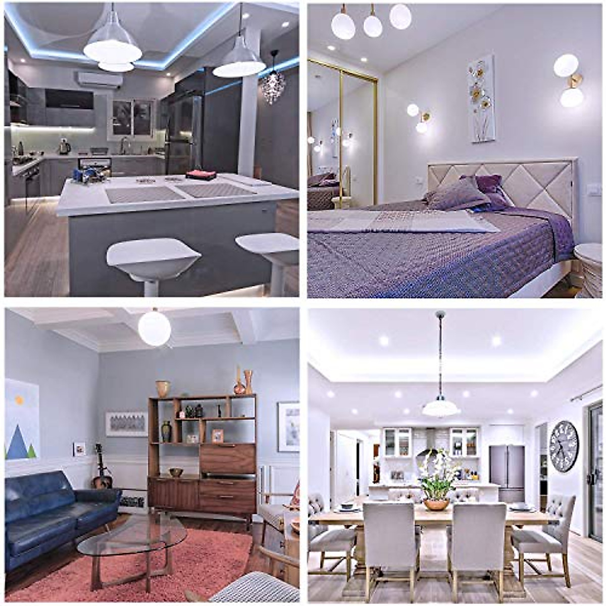 Acaxin LED Refrigerator Light Bulb 4W 40Watt Equivalent, Waterproof Fridge Light Bulb Replacement for Frigidaire, Freezer Light Bulb IP54, 120V E26 Daylight White 5000K 400 Lumen, A15 Appliance Bulb