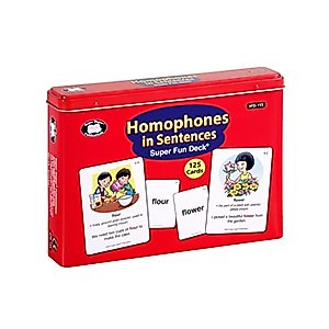 Super Duper Publications | Homophones in Sentences Flash Cards Fun Deck | Educational Learning Resource for Children