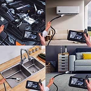 Daxiongmao Borescope, Endoscope Camera with Light, IP67 Waterproof Endoscope, 1080P HD Inspection Camera, Borescope Camera with Light, Snake Camera, 16.5ft Endoscope Camera, Gadgets for Men (4.3”)