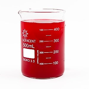 SCIENCENT Glass Beaker 500ml