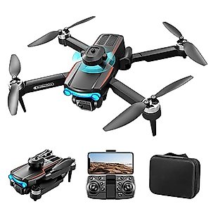 Rc Mini Drone with Camera for Adults 4K Dual Hd Camera Fpv Drone with Altitude Hold Headless Mode Foldable Drone for Kids 8-12 Rc Plane Flying Toys Personalized Birthday Gifts for Beginners