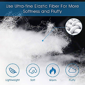 Cozynight Down Alternative Comforter-All Season Full Comforters Duvet Insert with Corner Tabs-Lightweight Breathable Reversible White Comforter 82x86 inches