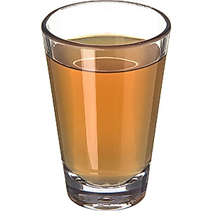 Carlisle FoodService Products Alibi Shot Glass Clear Glass for Restaurant, Kitchen, and Bar, Plastic, 3 Ounces, Clear