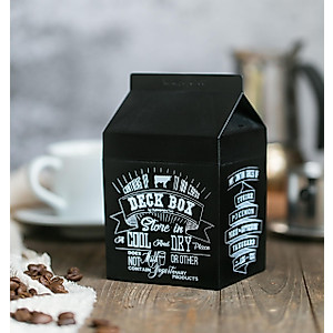 KakapopoTCG Deck-fast (Black): Deck Box, Dice Box, MTG Magic FaB YGO DND Spell Cards EDH Commander FaB PTCG TCG