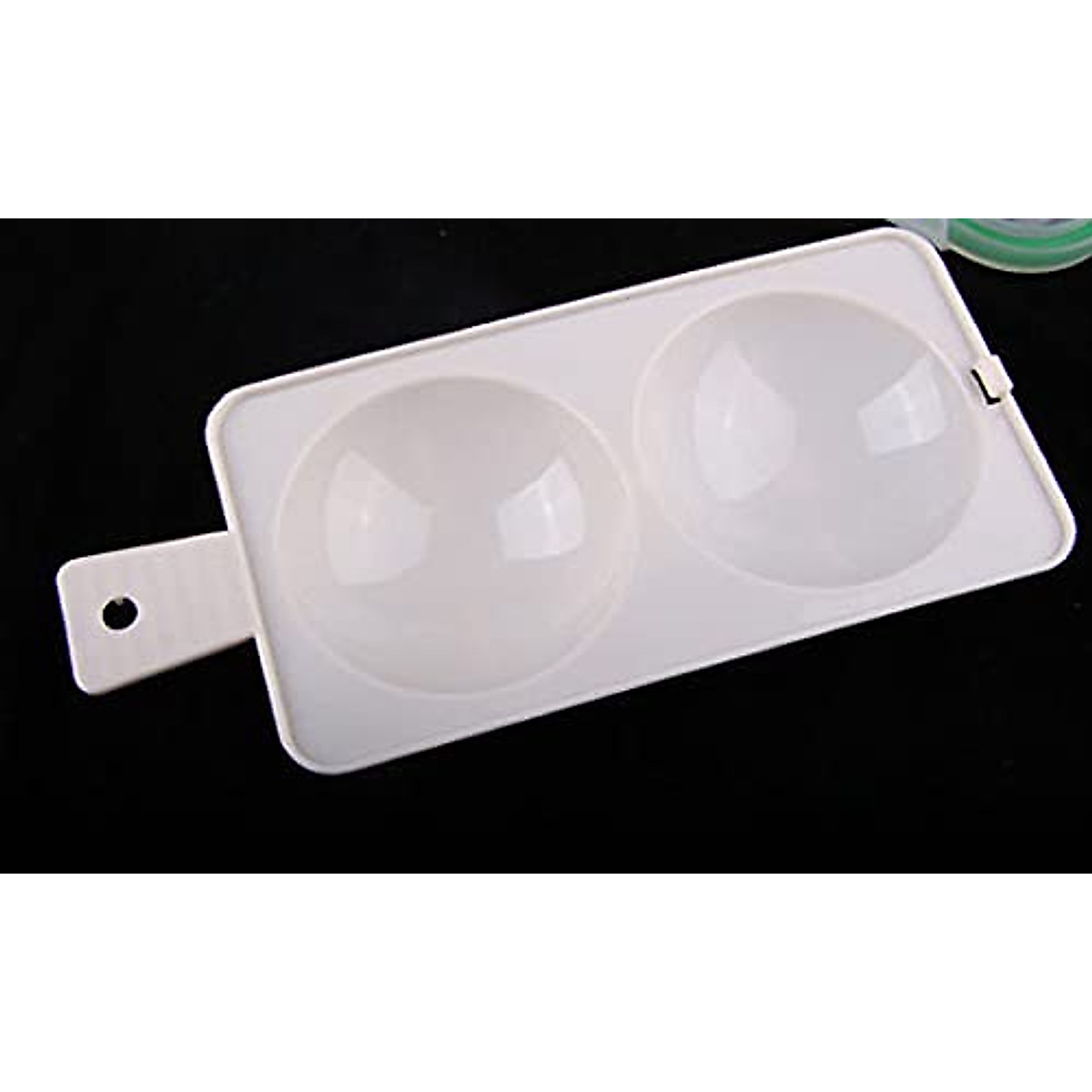 WOIWO 1 PCS Interesting Kitchen Breakfast Supplies Portable Egg Boiler DIY Mold Microwave Egg Steamer Can Cook 2 Eggs at A Time