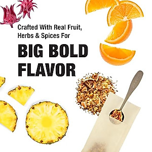 Tiesta Tea - Iced Tea Sampler Dry Flight Set | Loose Leaf | High to No Caffeine | Makes Cold Brew Iced Drink | Assorted Brew Sets with Herbal, Black, Fruit Blends & More | 8 Resealable Sample Pouches