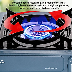 Cassette Stove | Camping Stove,Cooking Stove For Backpacking, Cassette Grill Stove Burner, Camping Stove Portable Stove, Compact Burner Stove, Camping And Backpacking Essentials Buogint