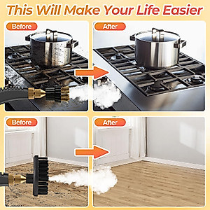 AUXCO 2500W Steam Cleaner, High Pressure Steamer for Cleaning, Portable Handheld Steam Cleaners for Home Use, Steamer for Car Detailing, Steam Cleaner for Upholstery, Kitchen, Bathroom, Grout and Tile