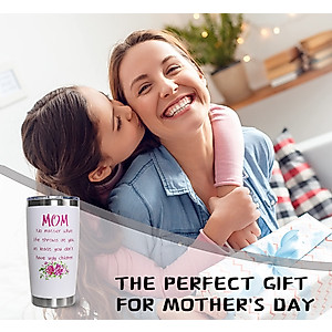 Gifts for Mom From Daughter Son, "Mom No Matter What/Ugly Children" 20 Oz Mom Tumbler, Mom Gifts, Mothers Day Gifts for Mom - Birthday Gifts for Mom, Unique Christmas Gifts for Mom