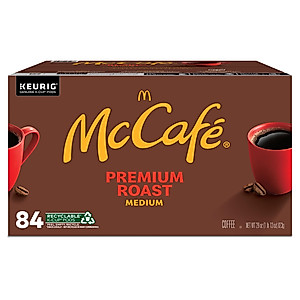 McCafe Premium Medium Roast K-Cup Coffee Pods, Premium Roast, 84 Count