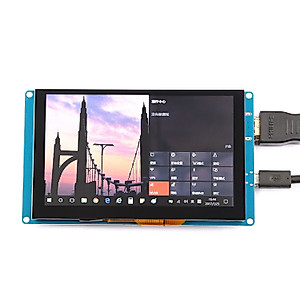 GeeekPi 5 Inch Capacitive Touch Screen 800x480 HDMI Monitor TFT LCD Display for Raspberry Pi 4 Model B, Raspberry Pi 3/2 Model B/B+/Pi Zero & BeagleBone Black & PC