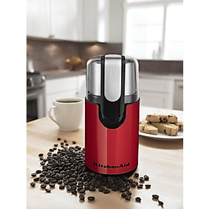 KitchenAid BCG111ER Blade Coffee Grinder - Empire Red, 4 oz