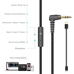 Riwbox Bluetooth Headphones, XBT-80 Folding Stereo Wireless Bluetooth Headphones Over Ear with Microphone and Volume Control, Wireless and Wired Headset for PC/Cell Phones/TV/iPad (Black Gold)