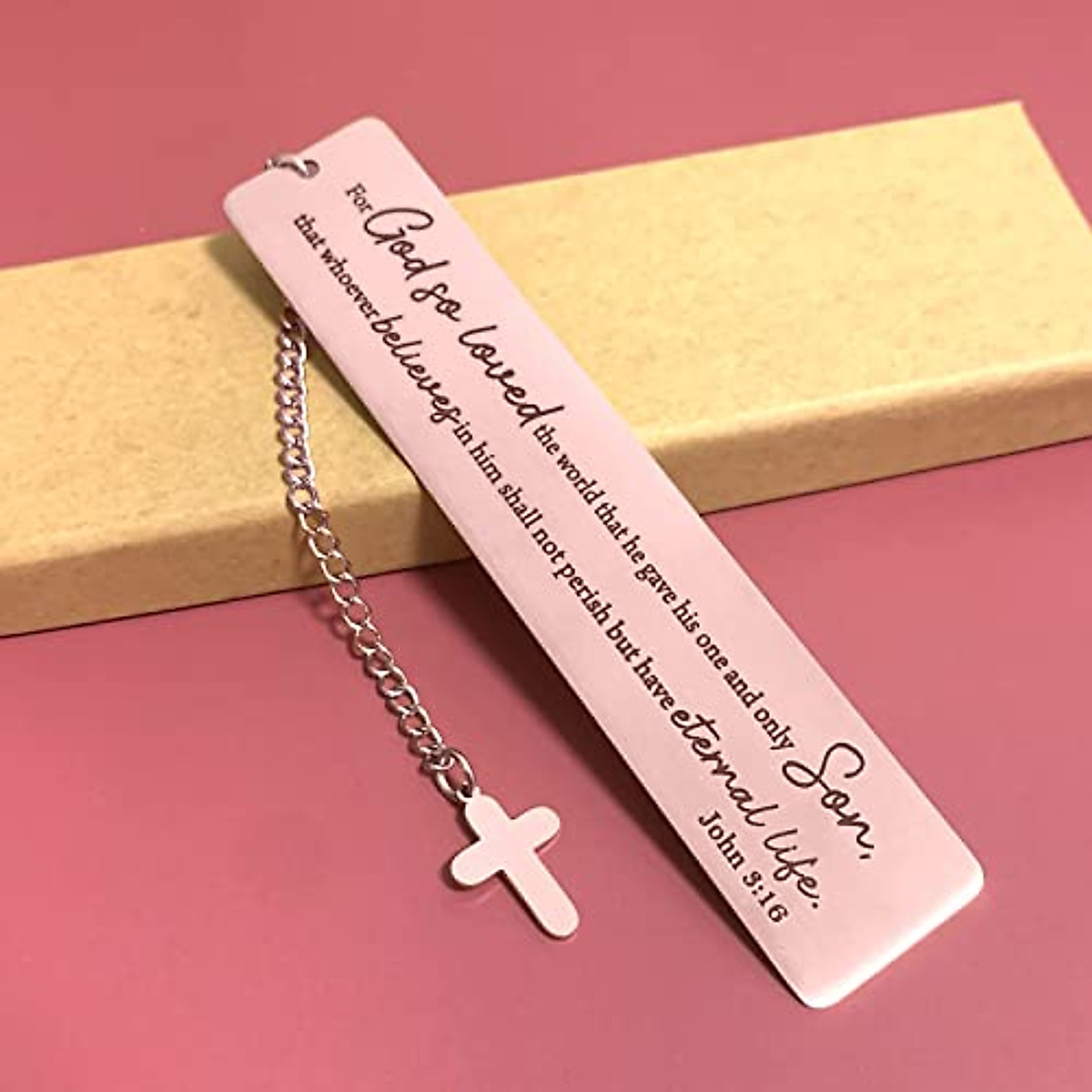 FoxForest Bible Bookmark, Christian Bookmarks for Kids, Bible Bookmarks for Kids, Bookmark for Bible, Bible Book Markers (God Gave His Son)