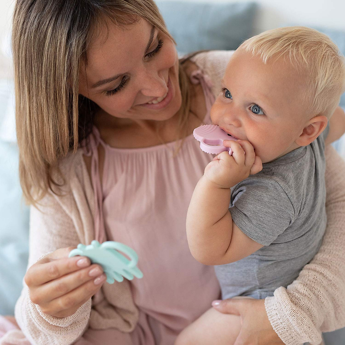 Sisilia Baby Teether | BPA Free Silicone | Octopus (Purple)