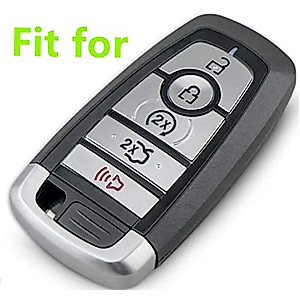 Silicone Rubber Smart Key Fob Cover for 2018-2021 Ford Bronco Mustang Fusion Raptor F250 F350 F450 F550 Edge Explorer Expedition M3N-A2C93142600