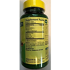 Spring Valley Papaya Enzyme, 180 Chewable Tablets (2 Pack)