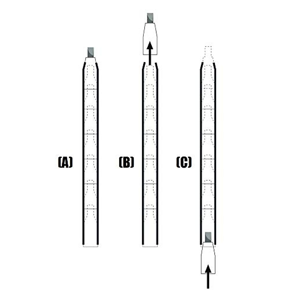 Swanson Tool Co CP216 AlwaysSharp Refillable Mechanical Carpenter Pencil, Two Pack, with 8 More Replacement Black Graphite Tips