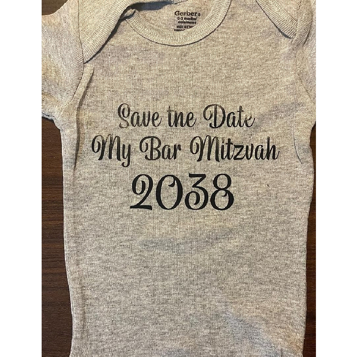 Bat mitzvah 2037 2038 baby girl onesie ® bar mitzvah jewish boy onesie ® bodysuit infant one piece