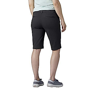 Dickies Women's Perfect Shape Twill Bermuda Short, Black, 8