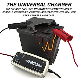 CTEK (56-353) MULTI US 7002 12-Volt Battery Charger,Black