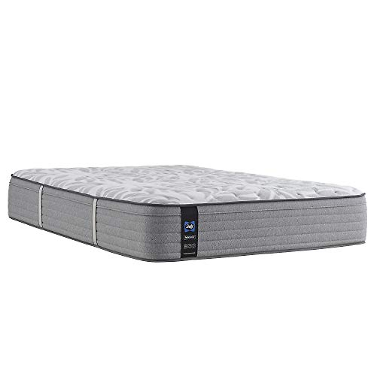 Sealy Posturepedic Spring Silver Pine Faux Eurotop Firm Feel Mattress and 5-Inch Foundation, California King