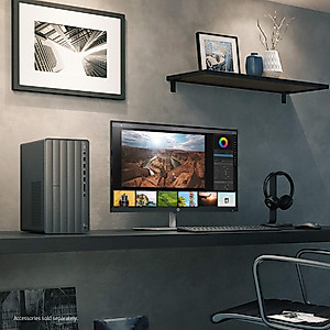 HP ENVY Desktop Computer, Intel Core i7-9700, 16GB RAM, 1TB Hard Drive, 512 GB SSD, Windows 10 (TE01-0020, Black)