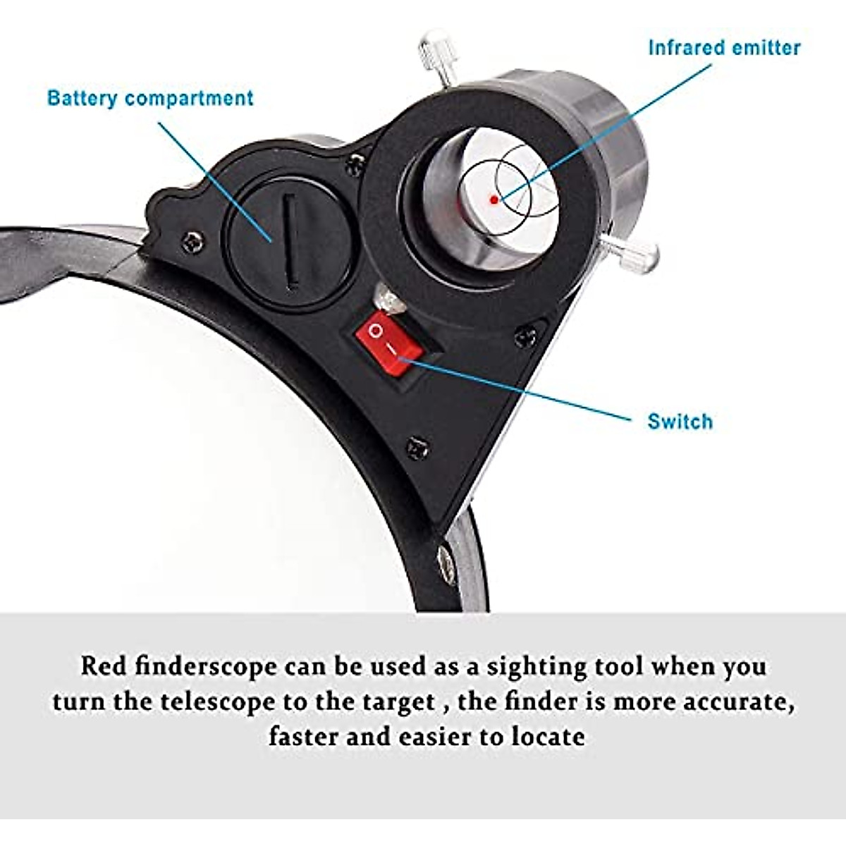 Telescope 114AZ Newtonian Reflector Telescope for Astronomy Adults, Great Astronomy Gift for Kids Adults, Comes with Cellphone Adapter & 1.25 Inch 13% T Moon Filter