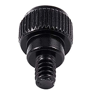 QJKW Screw 32x6mm Desktop Computer PC case case Thumbscrew Black 100 pcs Robust and Easy to use (Color : Black)