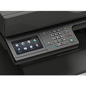 Lexmark MX521de Monochrome All-in One Laser Printer, Scan, Copy, Network Ready, Duplex Printing and Professional Features, Print Speed 46 ppm, Grey, 4.3 inch Touchscreen (36S0800)