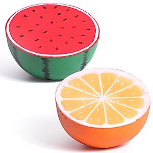 Half Watermelon Jumbo Squishies Fidget Toys, Sensory Push Bubble, Slow Rising Squishy Toys Galaxy Starry Packs Scented Squishy Squeeze Toy Stress Reliever Gift