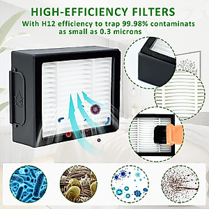 Replacement Parts Roller Brushes Set Compatible for IRobot Roomba I E J Series, i7 i7+ i3 i3+ i4 i6 i6+ i8 i8+Plus E5 E6 E7 j7 j7Plus Vacuum Cleaner Replacement Accessory