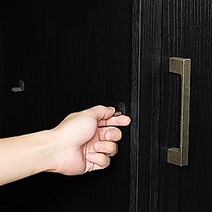 Crosley Furniture Camden Corner TV Stand for 65+ inch TVs, Entertainment Center with Storage Shelves, Black