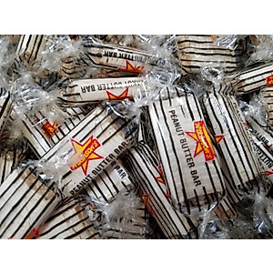 Peanut Butter Bars - Delicious Individually Wrapped 1.5 lbs Bulk Frosted Coated Candy