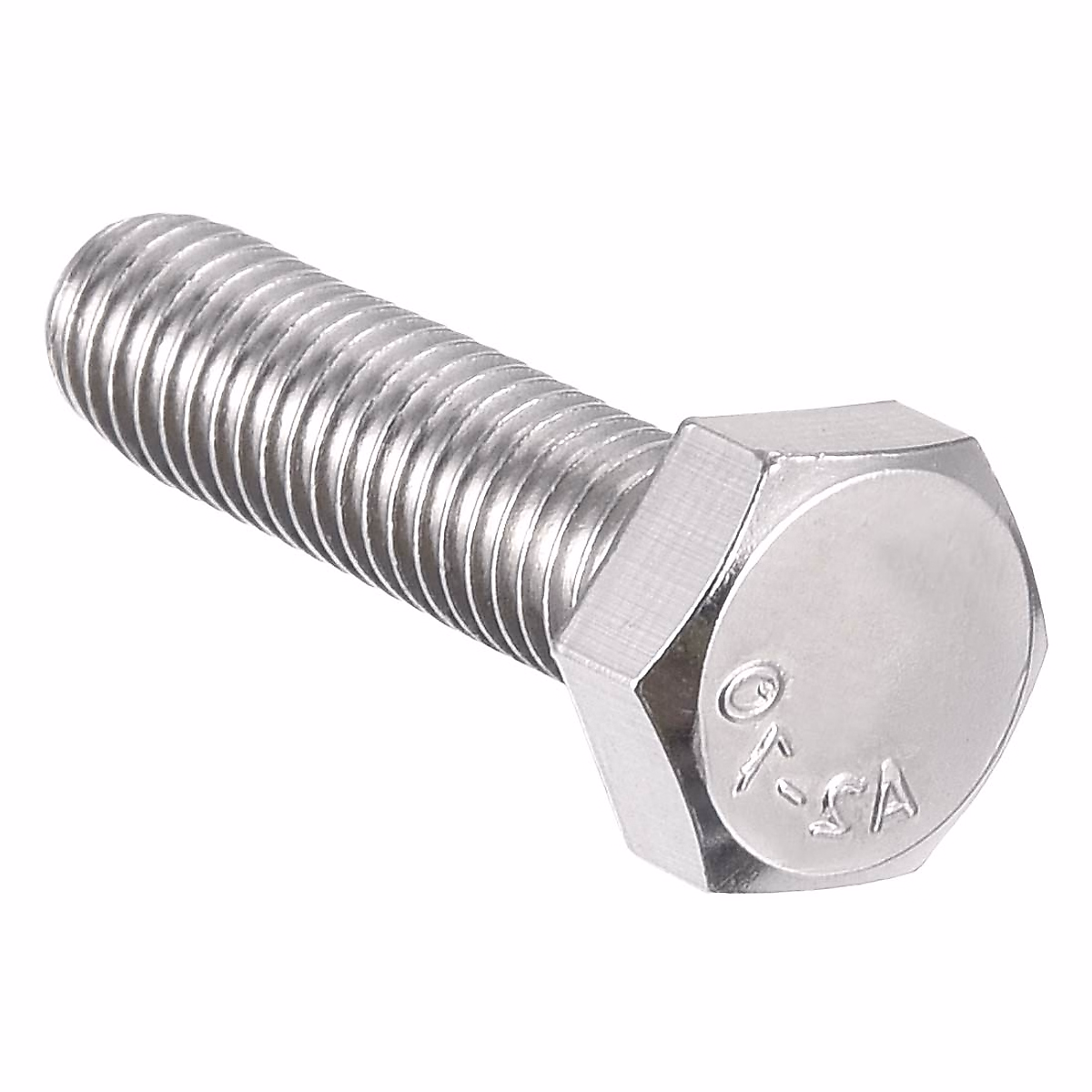 uxcell M10x40mm Hex Bolts 304 Stainless Steel Hexagon Left Hand Screw Bolt