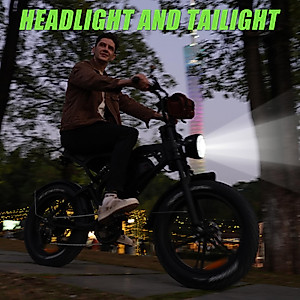 Tamobyke V29/V29Pro Electric Bike for Adults, 1000-2000W 30-34MPH 48V 15.6-31.2AH E-Bike, 20" x4.0 Fat Tire Electric Dirt Bike, Full Suspension Electric Motorcycle Moped Ebike for Commuting